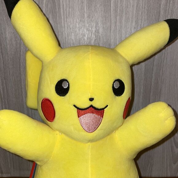 Pokemon | Toys | Pokemon Pikachu 1 Plush Lights And Sounds Says Pika ...